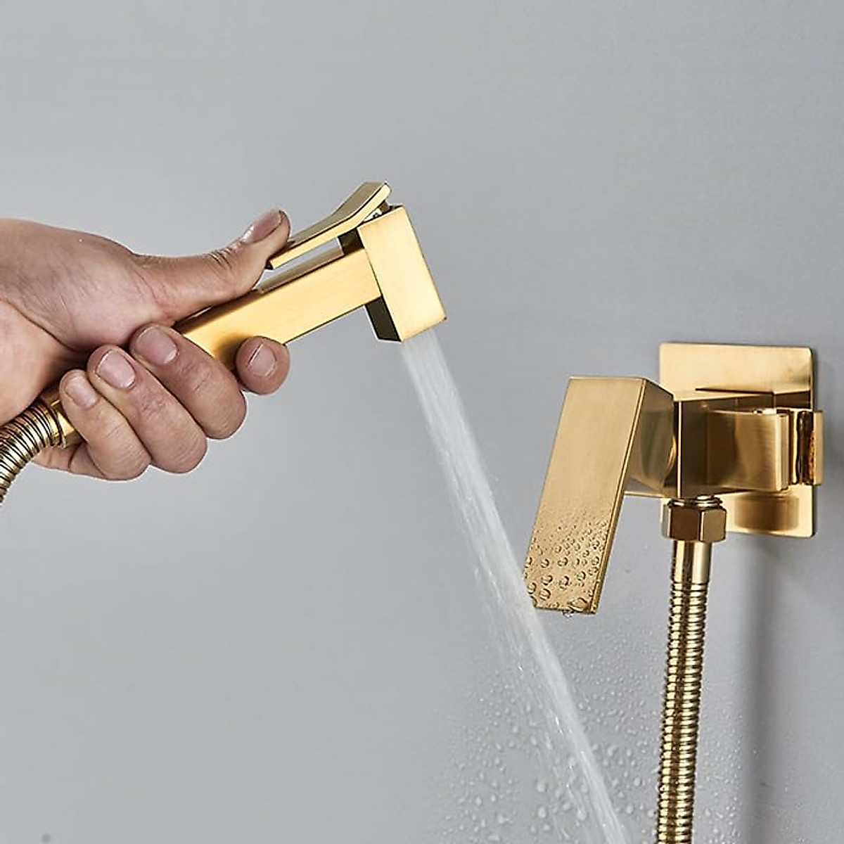 FANCUF Bidet Faucet Sprayer Shower Faucet Bidet Toilet Washing Machine Hot and Cold Water Mixer, lingsad-0236