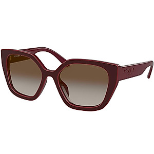 Prada PR 24XS Women's Sunglasses Bordeaux/Grey Gradient 52
