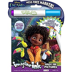 Disney Encanto 20 Page Imagine Ink Mess Free Coloring and Activity Book with 1 Marker Paperback 51720 Bendon