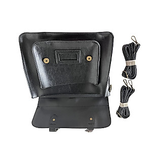 Duwseal Unisex Wednesday Addams Backpack Wednesday school bag Black Leather Adjustable Backpack (Wednesday, onesize)