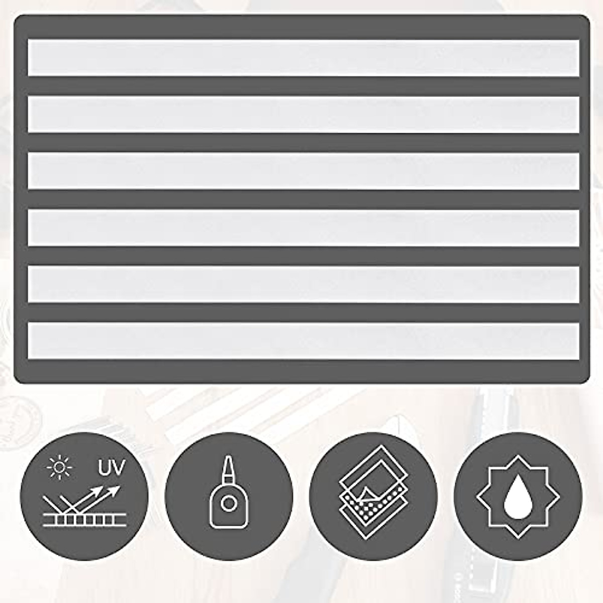 20 Pieces Reflective Tape Tachometer Tapes Strips for Optical and Laser Reflective Sticker for Non-Contact Digital Photo Tachometers Accessories Optical and Laser Tach RPM