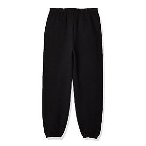 Hanes Boys' Big Eco Smart Pant, Black, Large