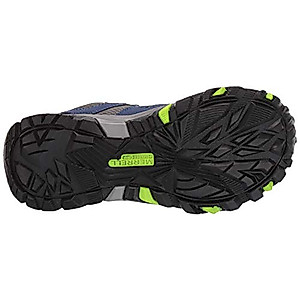 Merrell Trail Quest Hiking Sneaker, Blue/Green, 3 US Unisex Big Kid