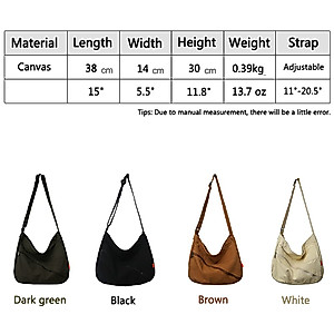 GOQUFOY Canvas Cross Body Bag Purses for Women Trendy Green Unisex Messenger Crossbody Handbags Women's Tote Bag with Zipper Pockets Hand Bags Medium Hobo Bags Shoulder Bag for Travel Teens Everyday