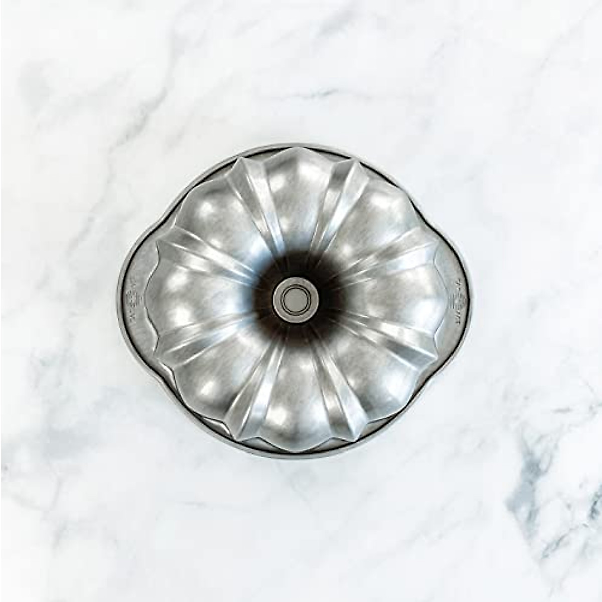 USA Pan Bakeware Nonstick Fluted Tube Cake Pan, Aluminized Steel 10-Inch