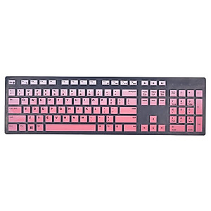 iKammo Keyboard Cover Skins Compatible with Dell KB216 & KM636 Keyboards & Dell Optiplex 5250/3050/3240/5460/7450/7050 & Inspiron AIO 3475/3670/3477 Desktops