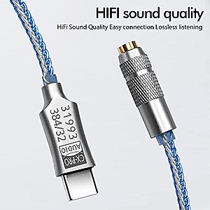 Girftu USB C to 3.5mm Adapter CX31993 Earbuds CX-PRO DAC Headphone Amp with 3.5mm Output SNR128dB PCM 32b/384kHz for Android Windows Phone Call and Line Control