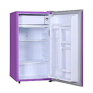 RCA RFR321-PURPLE 3.2 Cu Ft Compact Fridge, Mini Refrigerator, Purple