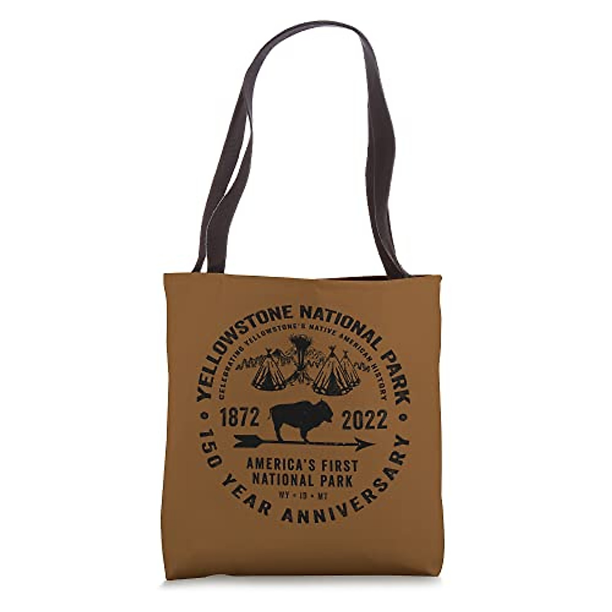 Yellowstone National Park 150 Year Anniversary Souvenir Tote Bag