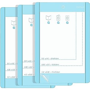 Srunffe Card Mat for Cricut Joy (4.5x6.15 inch, 3 packs), Adhesive Durable Craft Sticky Cutting Mat for Insert Cards, Replacement Accessories for Cricut Joy