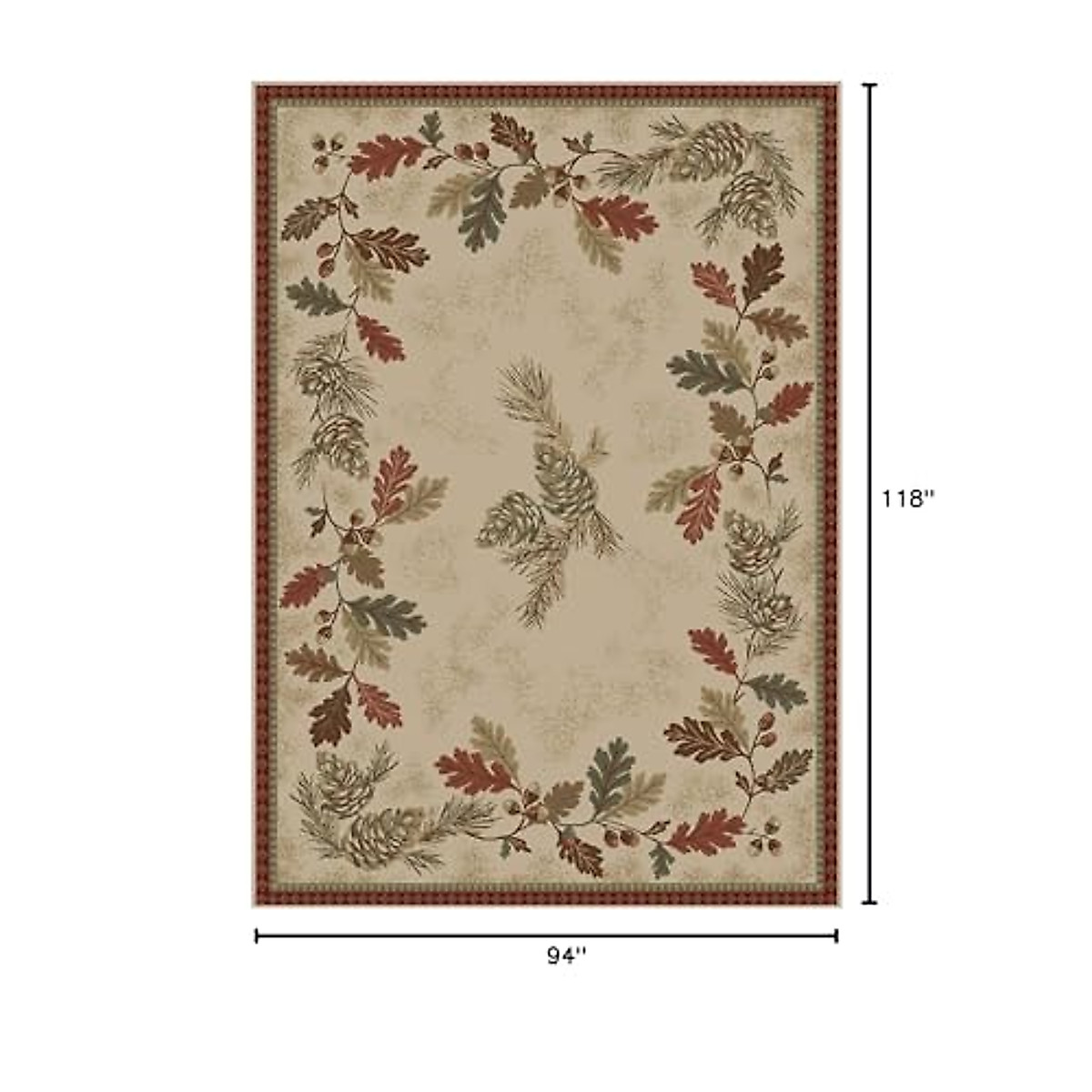 Mayberry Rugs Area Rug, 7'10" x9'10"