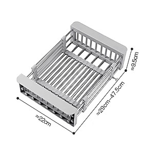Dish Drying Rackover The Sink Dish Drying Rack for Multi-Purpose. Dish Drying Rack for Vegetables and Fruits.