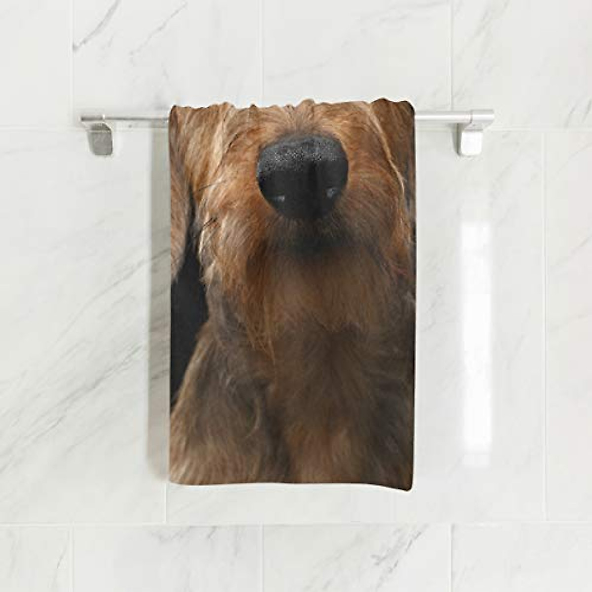 ALAZA Microfiber Gym Towel Dachshund Dog, Fast Drying Sports Fitness Sweat Facial Washcloth 15 x 30 inch