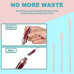 9 Pieces 3 Sizes Silicone Spatula for Beauty and Kitchen Silicone Makeup Spatula Silicone Bottle Scraper Spatula Lotion Spatula for Girls and Women (Pink)