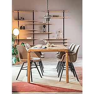 'Bastrop' Dining Table. All solid Hardwood. Highest quality on Amazon.