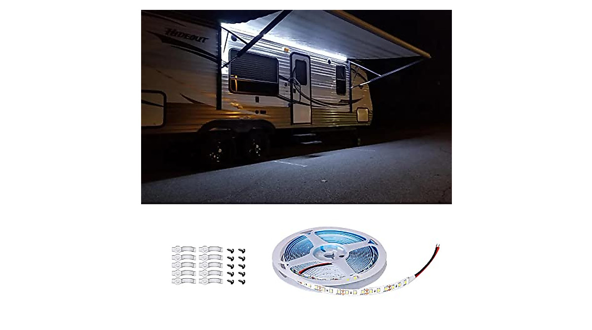 LEDCARE 12V RV Awning Lights - Waterproof 16.4FT Kit