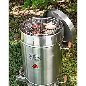 GRILLS EL BARRIL Barrel Grill and Smoker 2 in 1 (LARGE)