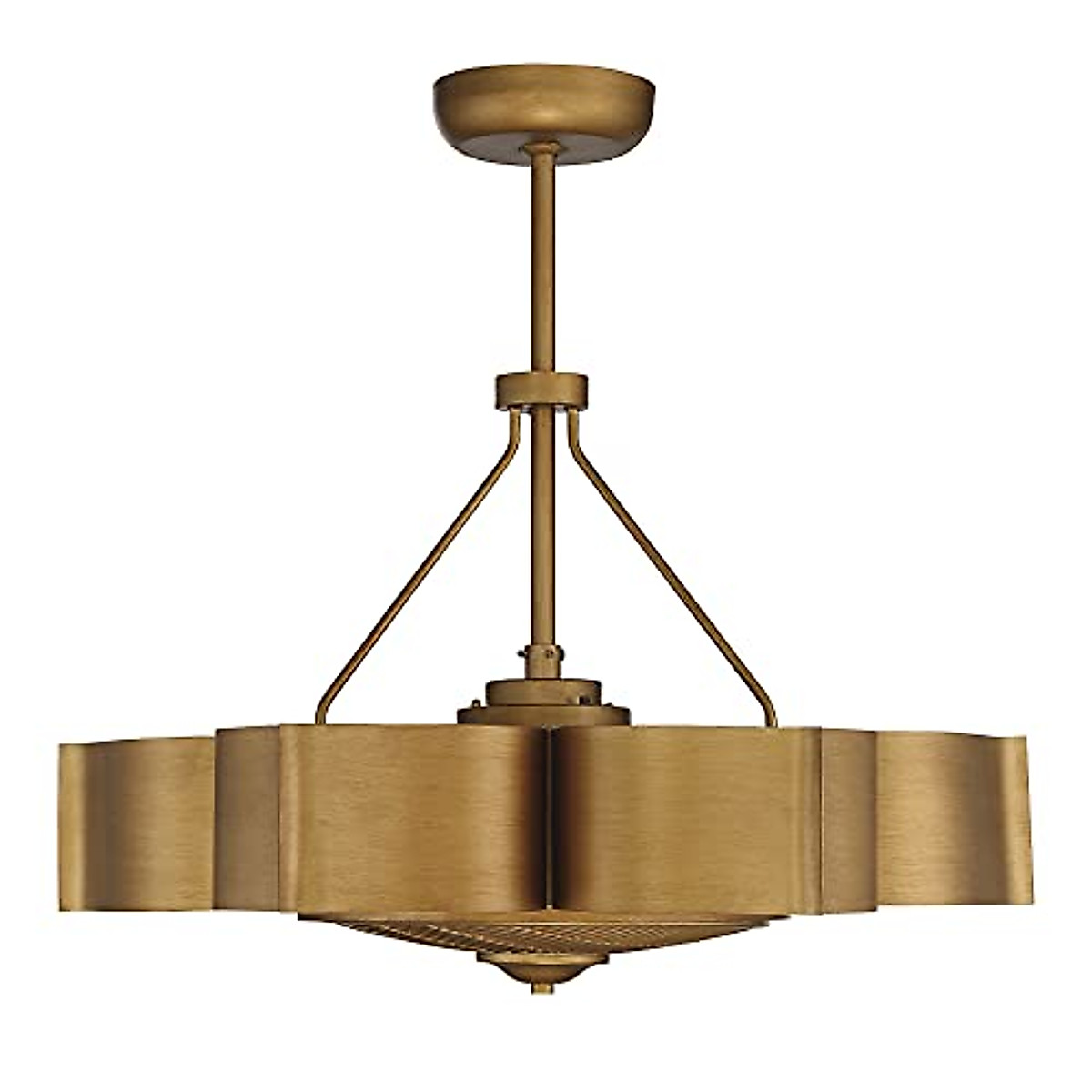 Savoy House 39-FD-125-54 Stockholm 6-Light Fandelier in Gold Patina (31" W x 12" H)