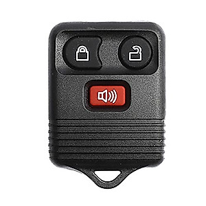 CENTAURUS Car Key Fob (Set of 2) Keyless Entry Remote 3 Button Replacement for 1998-2016 F150 F250 F350 - CWTWB1U331, CWTWB1U212, CWTWB1U345, GQ43VT11T Black
