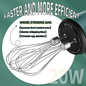 3 Speed Hand Mixer with Flex Edge Beaters-HM903 (Green)