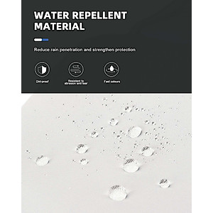 BOXSAM Lightweight Backpack for Women, Large Laptop Travel Backpack Casual Daypack College Bag Rucksack for Men. White