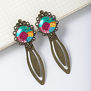 Bookmark, 2 Pack Bookmarks for Book Lovers, Retro Cloud Waves Japanese