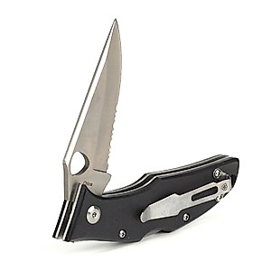 ARIAT Western Knife Hybrid 3" Blade Folding Knife Black Handle with Logo A710012401-M