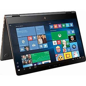 HP Older Spectre x360 2-in-1 15.6" 4K UHD Touch, Intel i7 8th Gen CPU 16GB RAM, 512GB SSD Dark Ash Silver - 3 Years McAfee Interet Security NO NUM-PAD, NO Fingerprint Reader