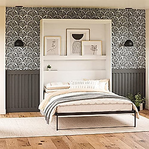 Novogratz Her Majesty Full Size Murphy Bed, White