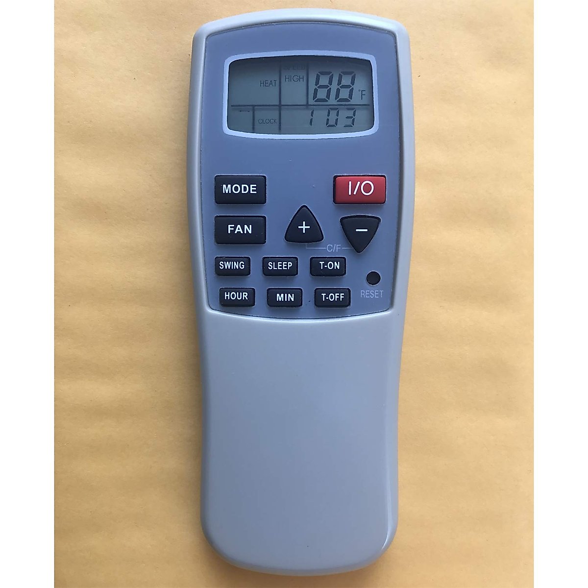 Replacement for Soleus Air Air Conditioner Remote Control LX-100 LX-100BL LX-120 LX-120BL LX-140 LX-140BL PH5-12R-32S PH5-13R-35S PH5 Series PH5-13R-35D PH5-13R-3D PH5-13R-32D PH5-13R-35
