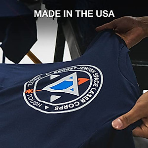 Dissent Pins - Secret Jewish Space Laser Corps T-Shirt - Navy - M