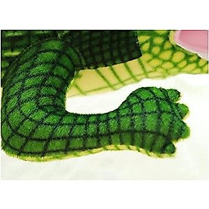XICHEN® 39" Lifesize Green Adorable Crocodile Soft Plush Toys, Large Stuffed Animals