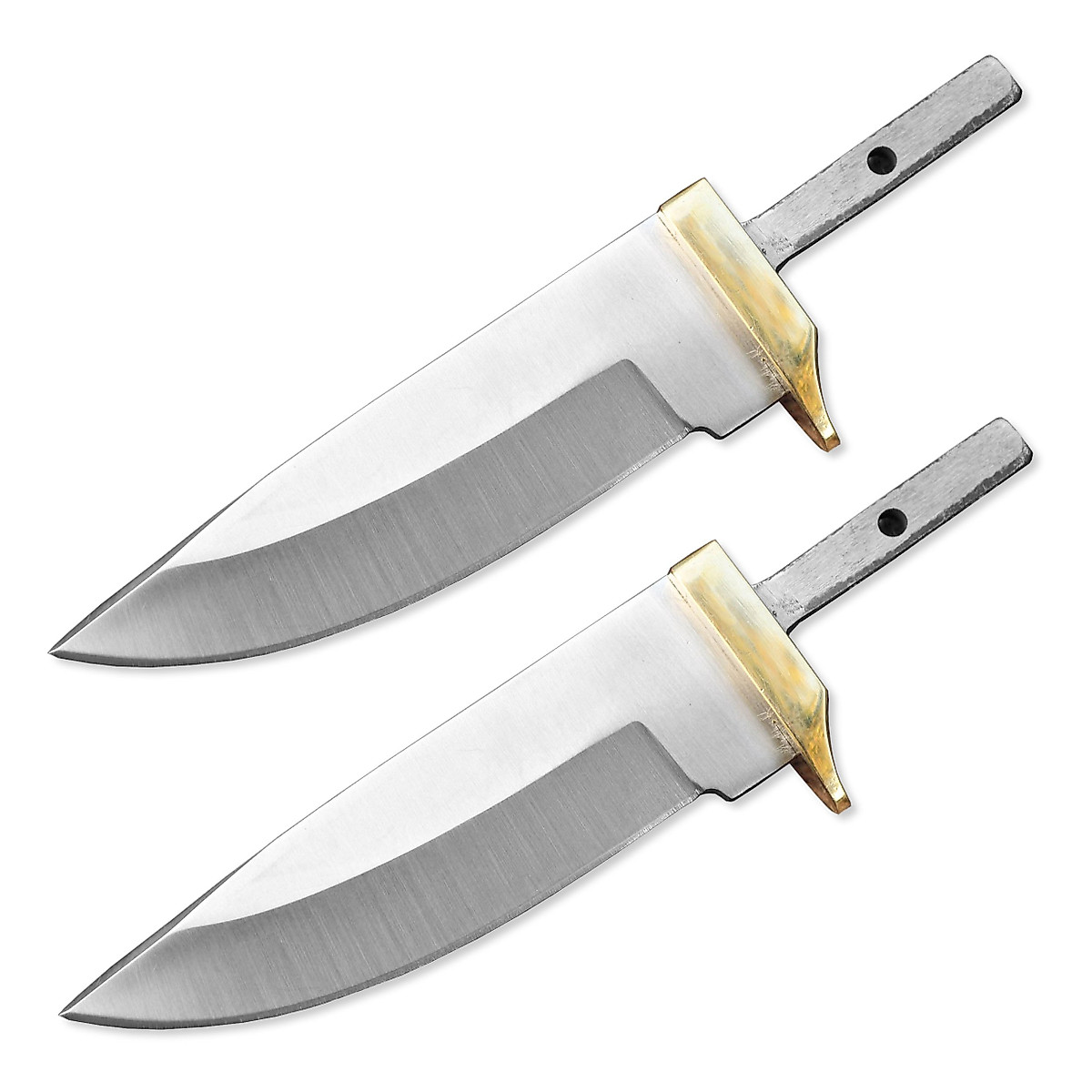 Whole Earth Supply 420 Stainless Steel Knife (420 Stainless Steel, Pair of 3.75 Inch Blades)