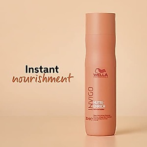 Wella Professionals Invigo Nutri-Enrich Shampoo, Deep Nourishing Shampoo For Dry & Damaged Hair, 10.1 oz