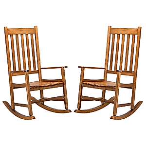 Patio Rocker Chair，Patio Rocking Chair, Stable Durable Smooth Rocking, Comfortable Rocker Rocking Accent Chair,Armchair Comfy Side Chair for Living Room Bedroom Offices 24.4" L x 33.8" W x 46" H