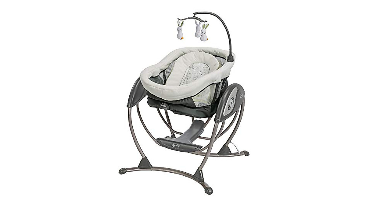 Graco DuoGlider Rascal Baby Swing & Rocker | Versatile & Soothing
