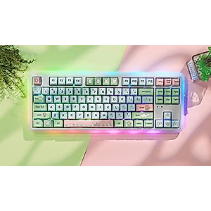 EPOMAKER Alice’s Adventure 156 Keys Cherry Profile PBT Dye Sublimation Keycaps Set for Mechanical Gaming Keyboard, Compatible with Cherry Gateron Kailh Otemu MX Structure