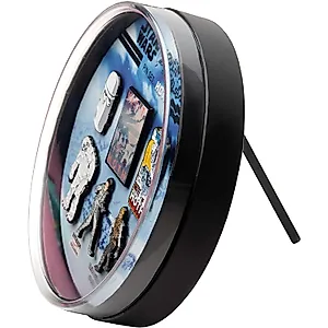 STAR WARS Hoth Metal-Based and Enamel 6 Lapel Pin Set with Officially Licensed 16cm Circular Window Box with Collapsible Kick Stand. (Amazon Exclusive)