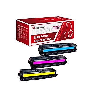 Awesometoner Compatible Toner Cartridge Replacement for HP CE341A CE342A CE343A use with Color Laserjet MFP M775dn, MFP M775 f, MFP M775z (Cyan, Yellow, Magenta, 3-Pack)