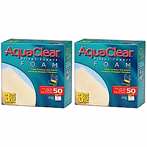 Aquaclear Foam Inserts, 3-Pack (6-Pack, 50-Gallon)