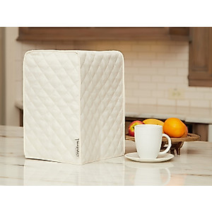 Covermates Keepsakes - Rectangular Appliance Cover - Dust Protection - Stain Resistant - Washable - Appliance Cover-Cream