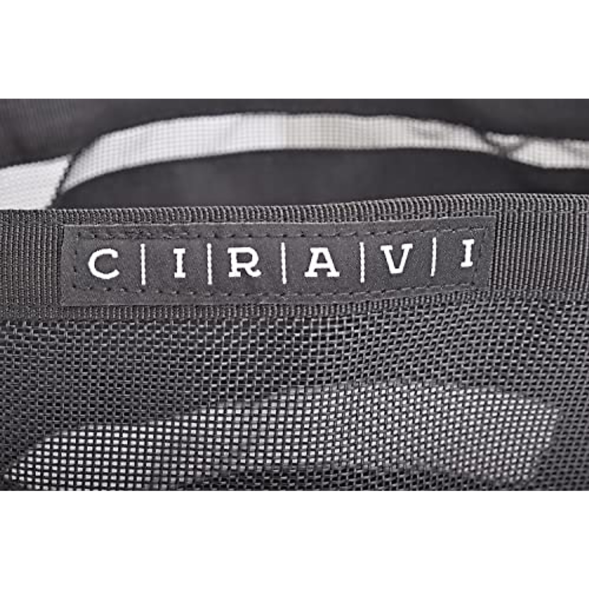 CIRAVI Horse Feed Bag - Slow Feeding Grain - Adjustable Elastic Strap with Cushioned Removable Neck Pad - Heavy Duty Buckle - Complete with Horse Hoof Pick Brush