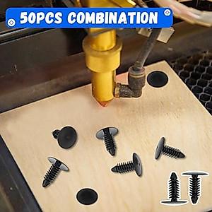 Honeycomb Pins Gjinxi 50 Pcs Laser Bed Hold Down Pins Laser Cutter Honey Comb Fixing Needle Hold Down Fixing Needles Engraver Accessories Machine Engraving Supplies for Grid Replaces(18×22×7mm)