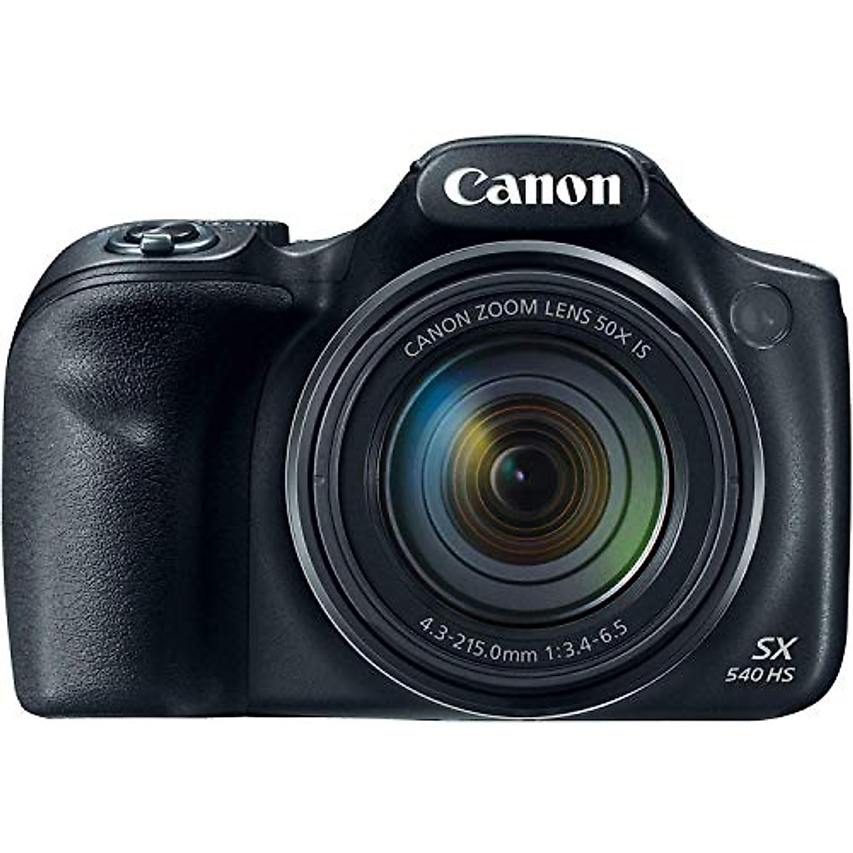 Canon PowerShot SX540 HS Digital Camera with 32GB Memory Card, Camera Case, Extra Battery and Charger, and Deluxe Accessory Bundle (5 Items) (Renewed)