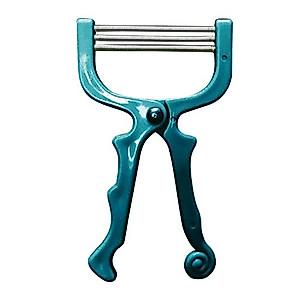 Facial Hair Remover Tool Face Beauty 3 Spring Threading Stick Applicator Spatula Removal Epilator Safety Without Injury (Light Green)