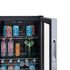 EdgeStar BWC121SS 19 Inch Wide 105 Can Capacity Extreme Cool Beverage Center