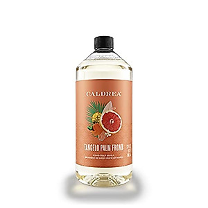 Caldrea Hand Soap Refill, Aloe Vera Gel, Olive Oil And Essential Oils To Cleanse And Condition, Tangelo Palm Frond Scent, 32 Oz