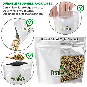 Tealyra - Tranquil Dream - Chamomile Honeybush Lavender - Calming - Relaxing - Herbal Loose Leaf Tea - Caffeine-Free - All Natural - 110g (4-ounce)