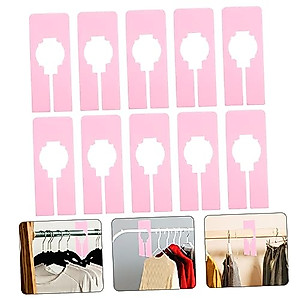 Didiseaon 10PCS Closet Clothing Size Dividers Hanger Dividers for Organizing Clothes Size Markers for Clothing Rack and Closet Storage