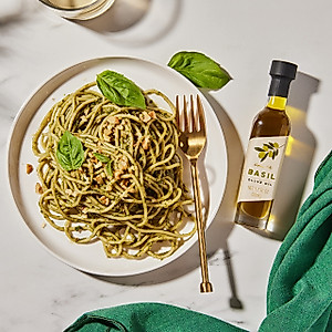 Thoughtfully Gourmet, Olive Oil Sampler Gift Set, Premium Extra-Virgin Olive Oil from Spain, Natural Flavors Include Garlic, Chili, Smoky Bacon, Mushroom, Jalapeno and More, Set of 8